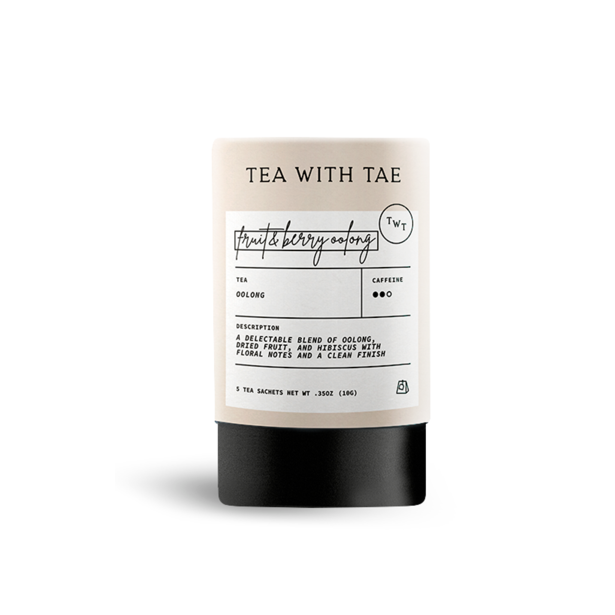 Fruit & Berry Oolong Mini Tea Tube Gift (5 tea bags) | Sweet Escape